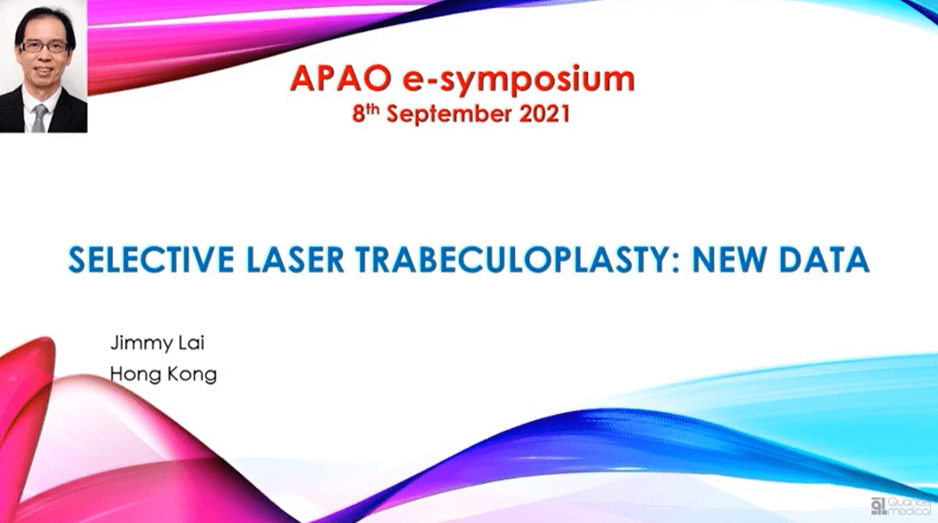 SLT laser treatment: New data - Glass